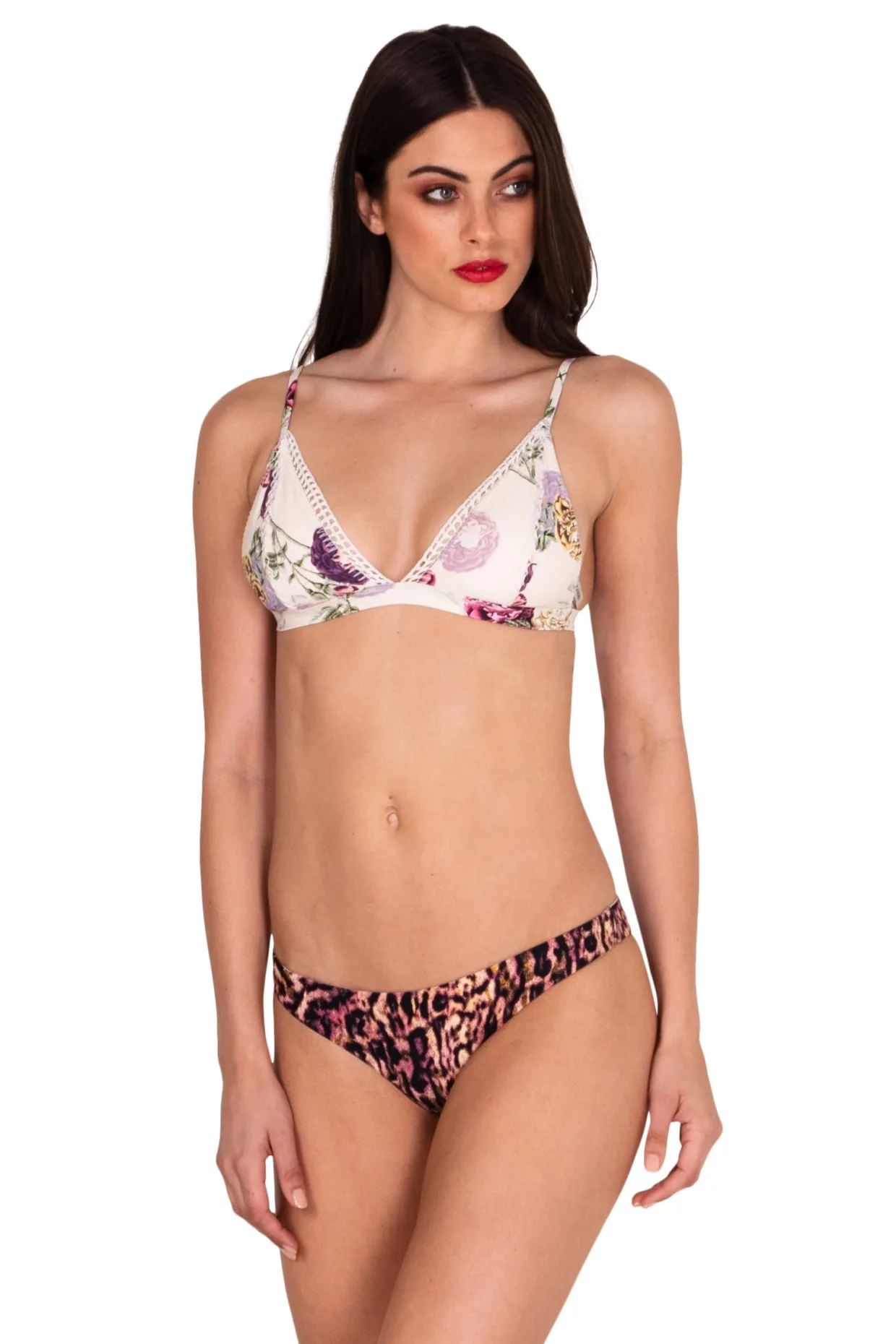 Cabbage Rose Reversible Skimpy Pant - Fabulous Swimsuit